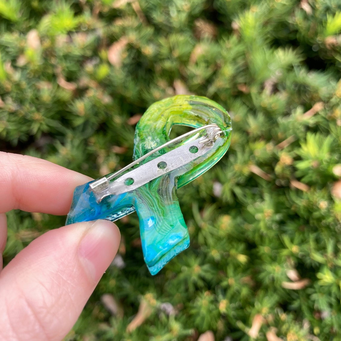 Mental Health Matters Pins- Resin Art Loopcoopshop Safety Pin Self Care ...