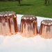 4 Copper Canele Molds Medium 1.75 Inches Set of 4 Professional Quality ...