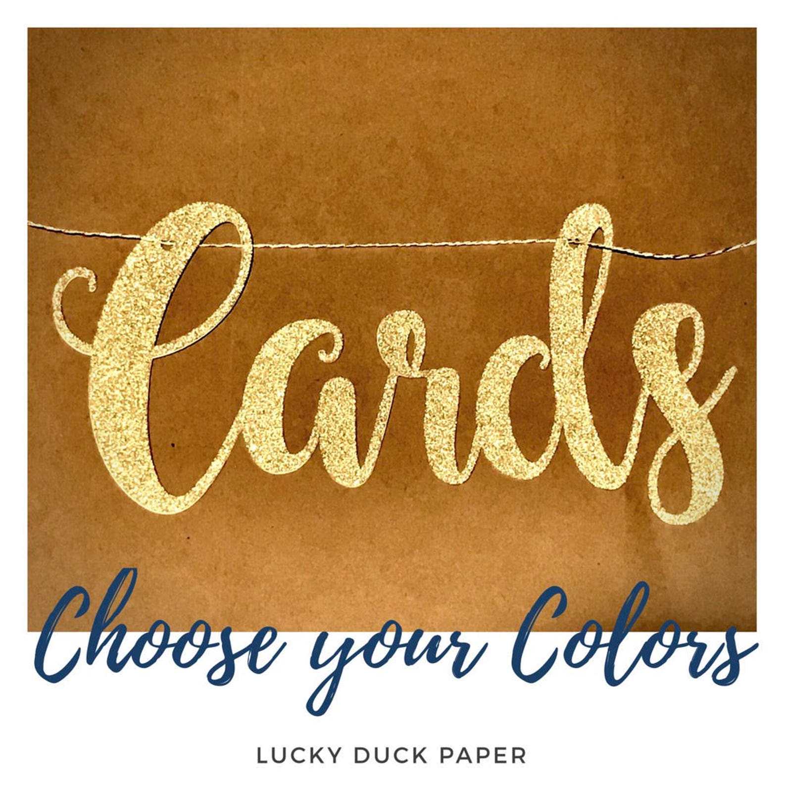 Card Box Card Box Sign Card Box Banner Card Box Decor - Etsy