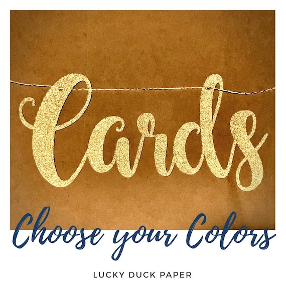 Card Box Card Box Sign Card Box Banner Card Box Decor - Etsy