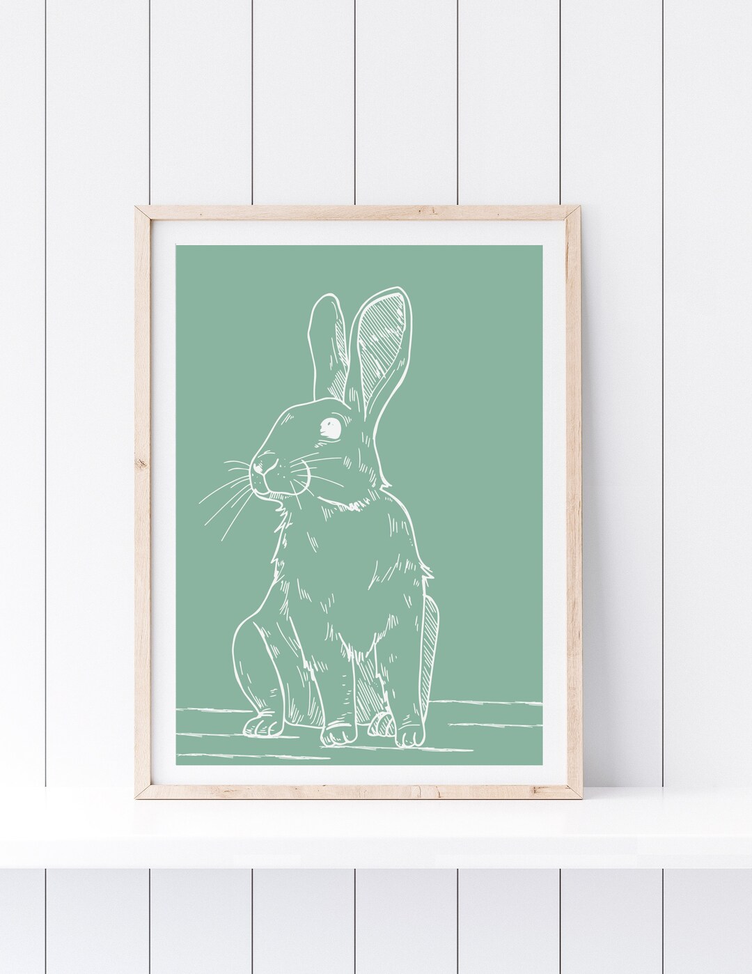 Bunny Print, Bunny Printable, Vintage Bunny Printables, Bunny Art ...