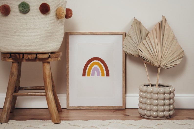 Rainbow Poster, Downloadable Art, Printable File, Wall Decor, Home ...