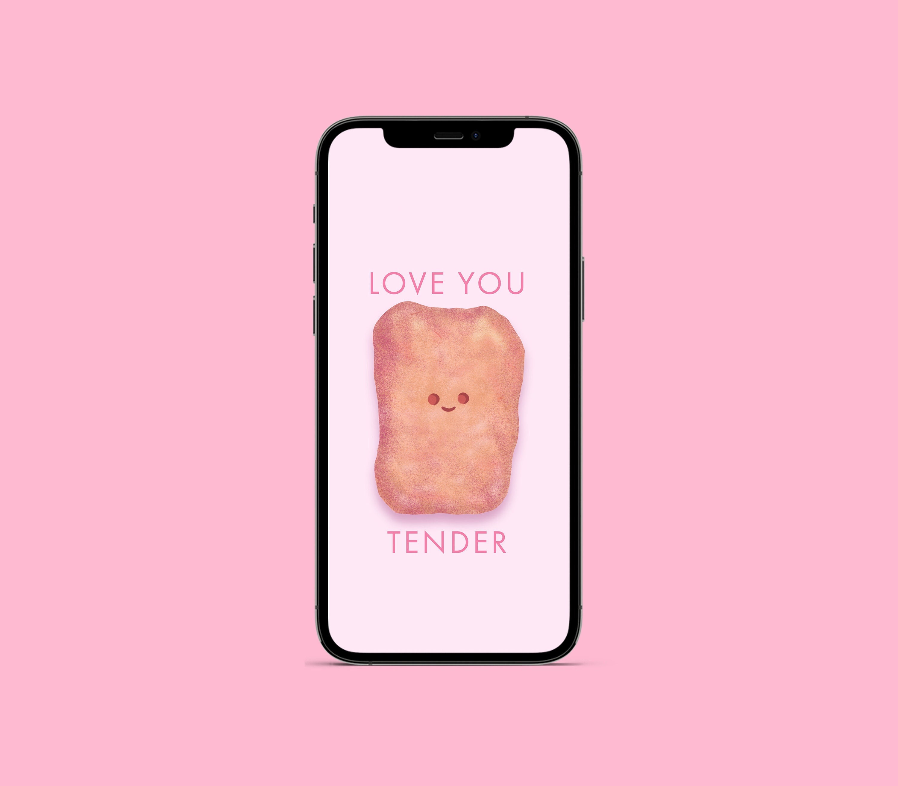 Chicken Nugget iPhone Wallpaper, Kawaii Aesthetic Mobile Wallpaper ...