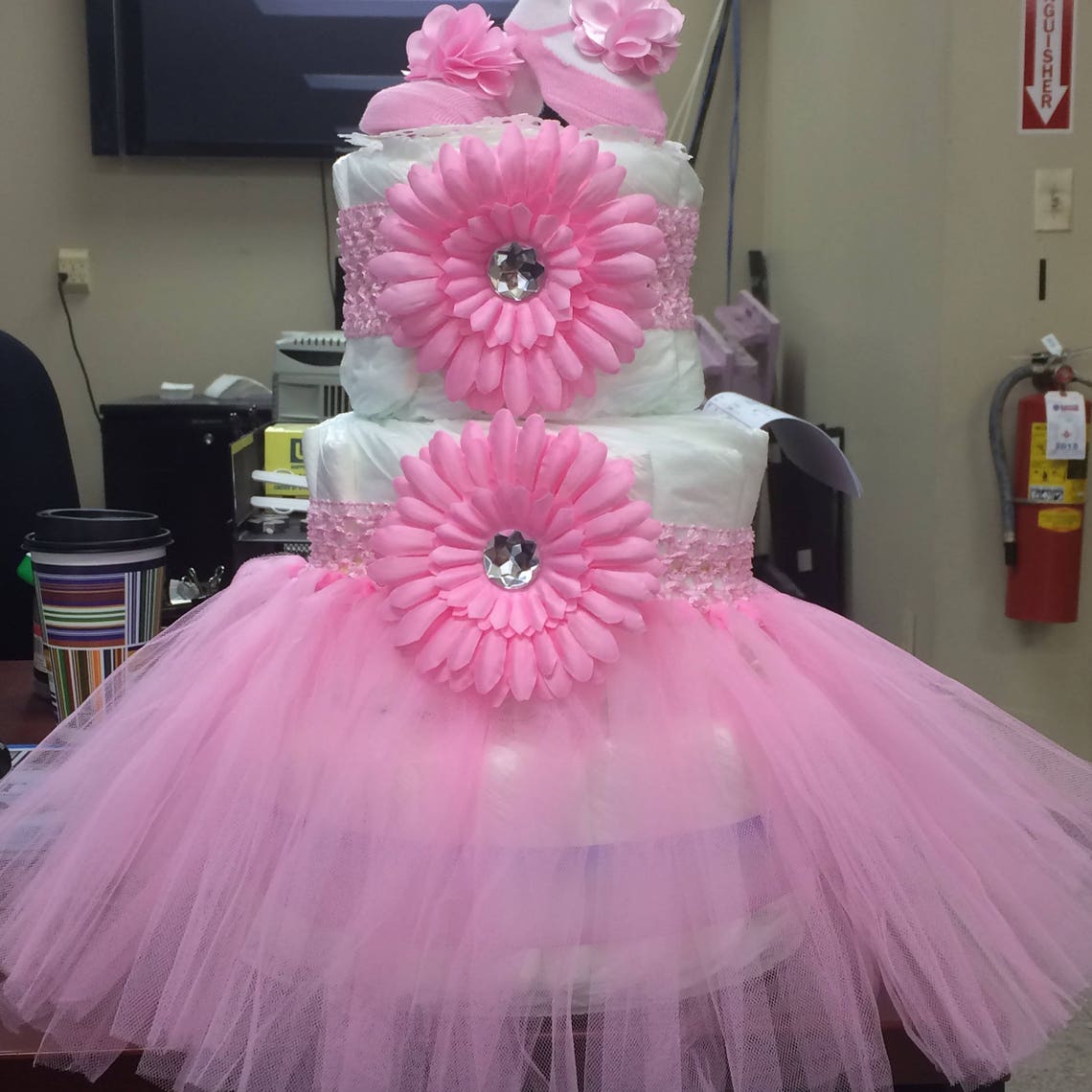 Tutu Diaper Cake - Etsy