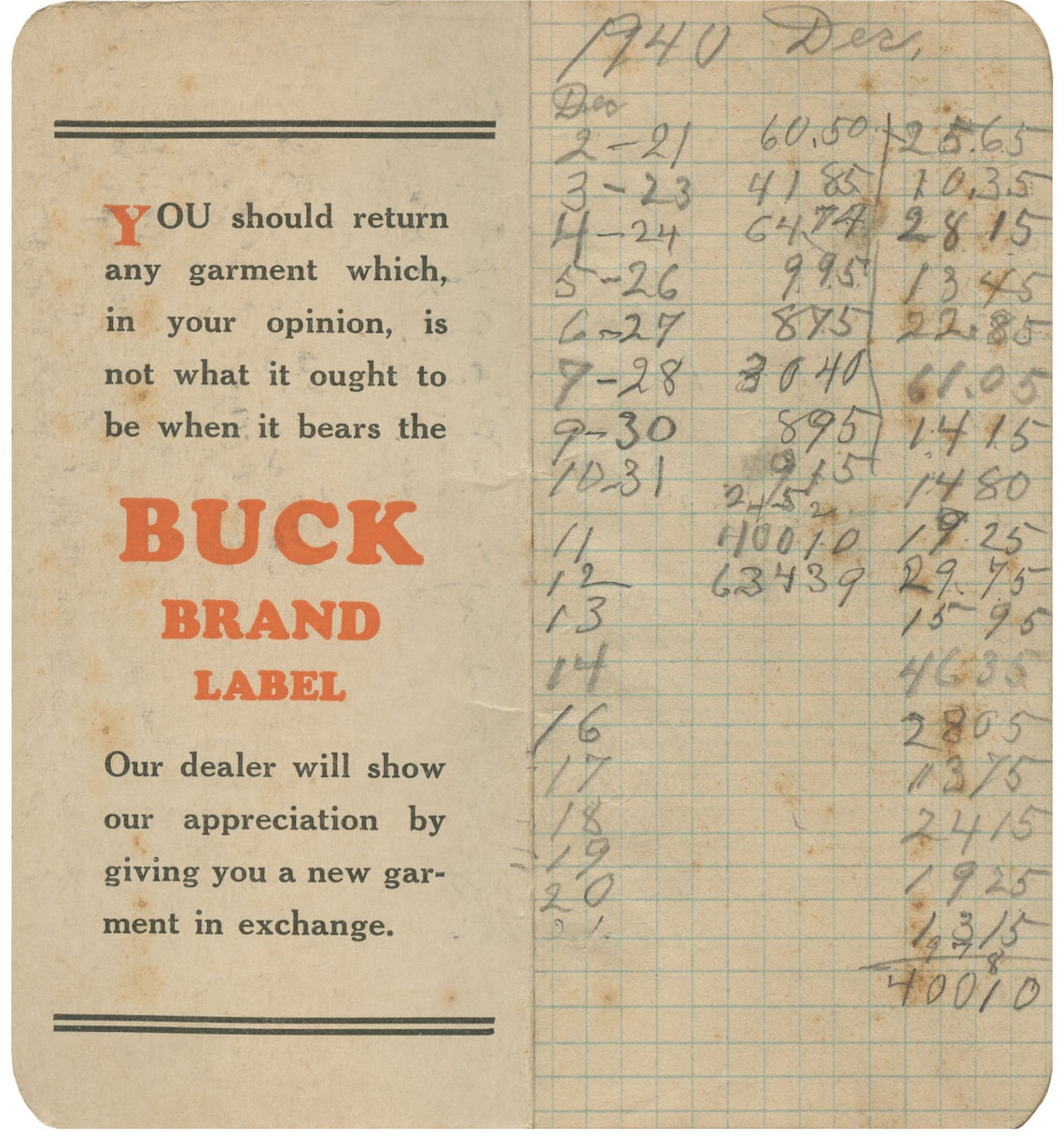 Vintage Paper Printable Digital Download Buck Work and Graph - Etsy Canada