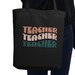 Teacher Gift, Teacher Christmas, Teach Bag, Teacher Tote, New Teacher ...