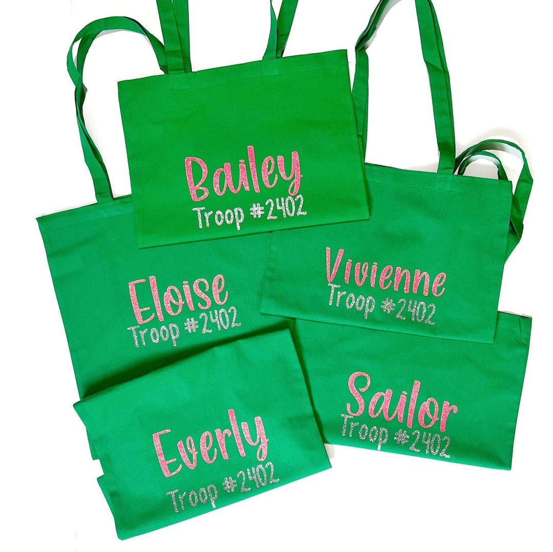 Personalized, Custom, Tote Bags, Group Tote Bag, Group Gift, Sleepover ...