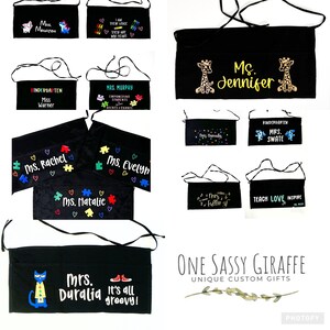 Teacher Gift, Teacher Appreciation, Teacher Apron, Teacher Week ...