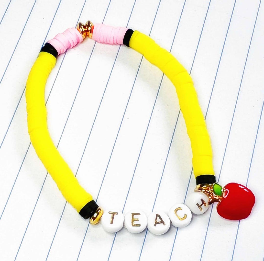 Teacher, Teacher Gift, Teacher Bracelet, Teach, Teacher Appreciation ...
