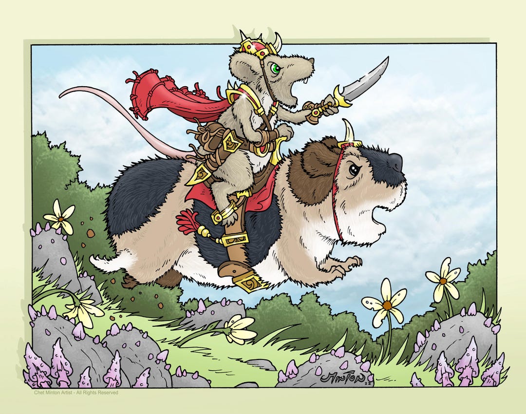 War Pig Charge! - 11" X 14" ART PRINT - Etsy