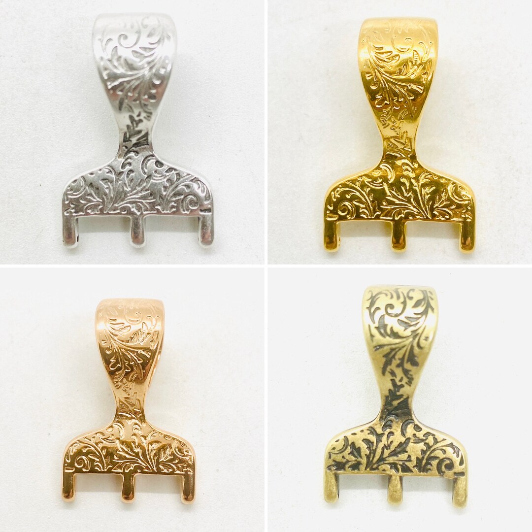 Lygia Large Hole Bail Perfect for Kumihimo four Colors Available - Etsy