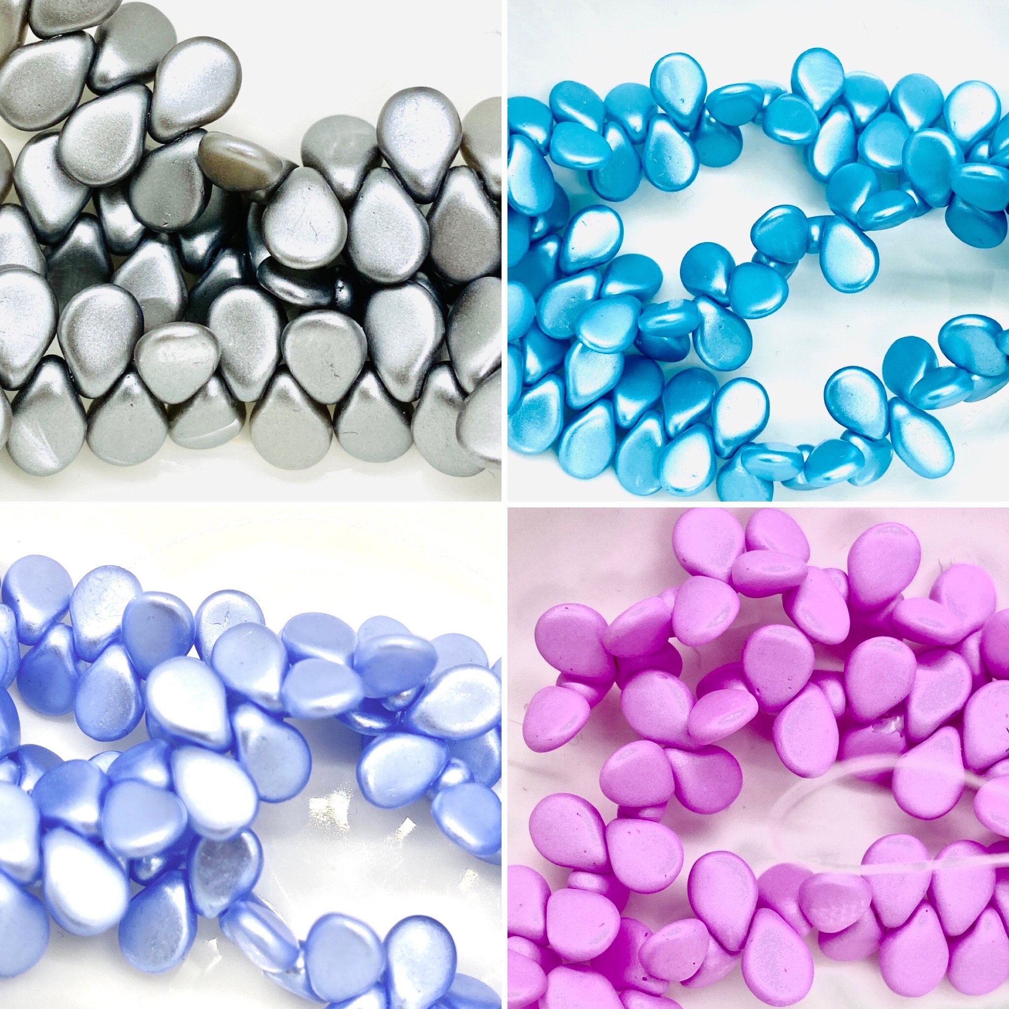 Czech Glass PIP Beads 35 Bead Strand Perfect for Kumihimo - Etsy