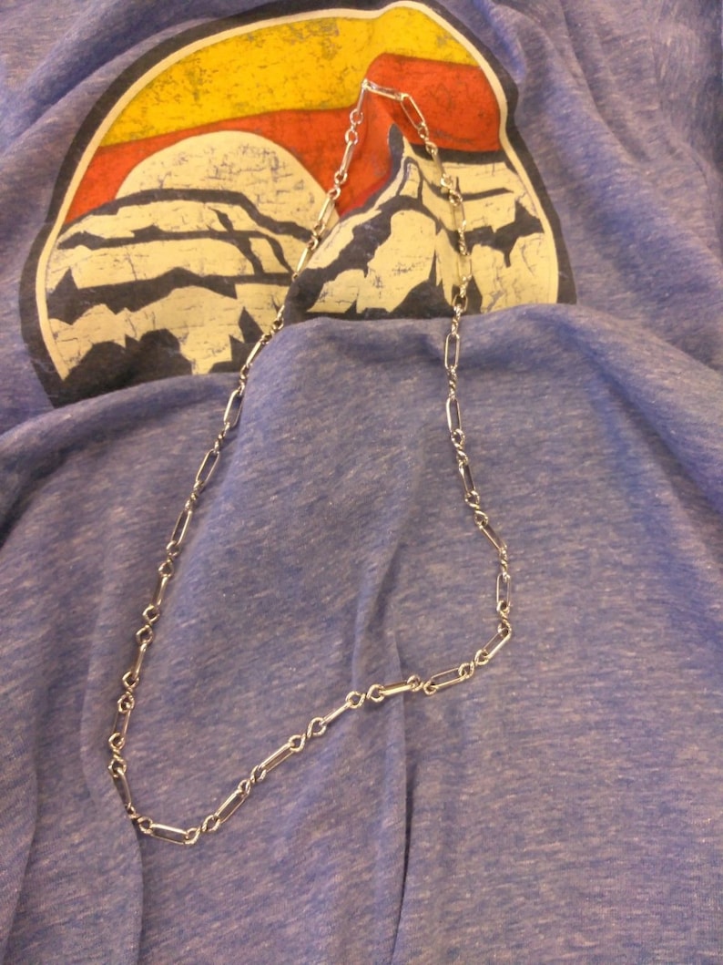 Native American Handmade Navajo Chain Necklace Link & - Etsy