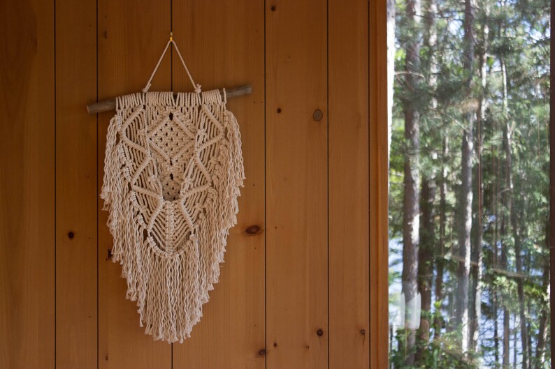 Sun and Lightning Macrame Wall Hanging - Etsy Australia