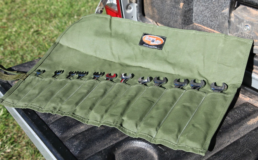 12 Pocket Spanner Wrench Tool Roll. Standard. Made With Australian ...