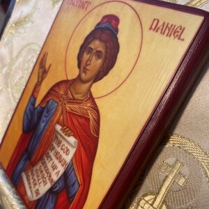 Handmade Mounted Icon Daniel the Prophet - Etsy