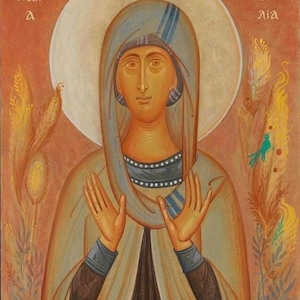 Handmade Mounted Icon | St Natalia. Sts Natalia and Adrian. - Etsy