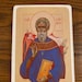 Handmade Mounted Icon St. Cuthbert. Celtic Saints. - Etsy