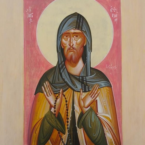Ephraim the Syrian Icon - Etsy