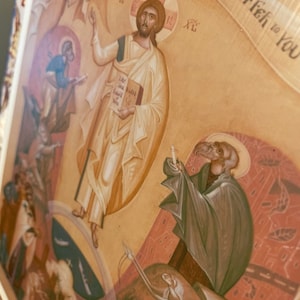 Handmade Mounted Icon | Jesus Christ the Light of the World - Etsy