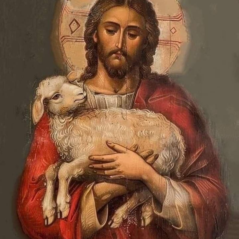 Jesus the Good Shepherd - Etsy