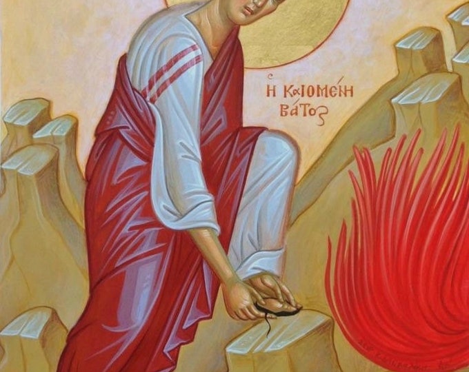 Moses Receiving the 10 Commandments Ο Μωυσής Λαμβάνων τις 10 εντολές ...