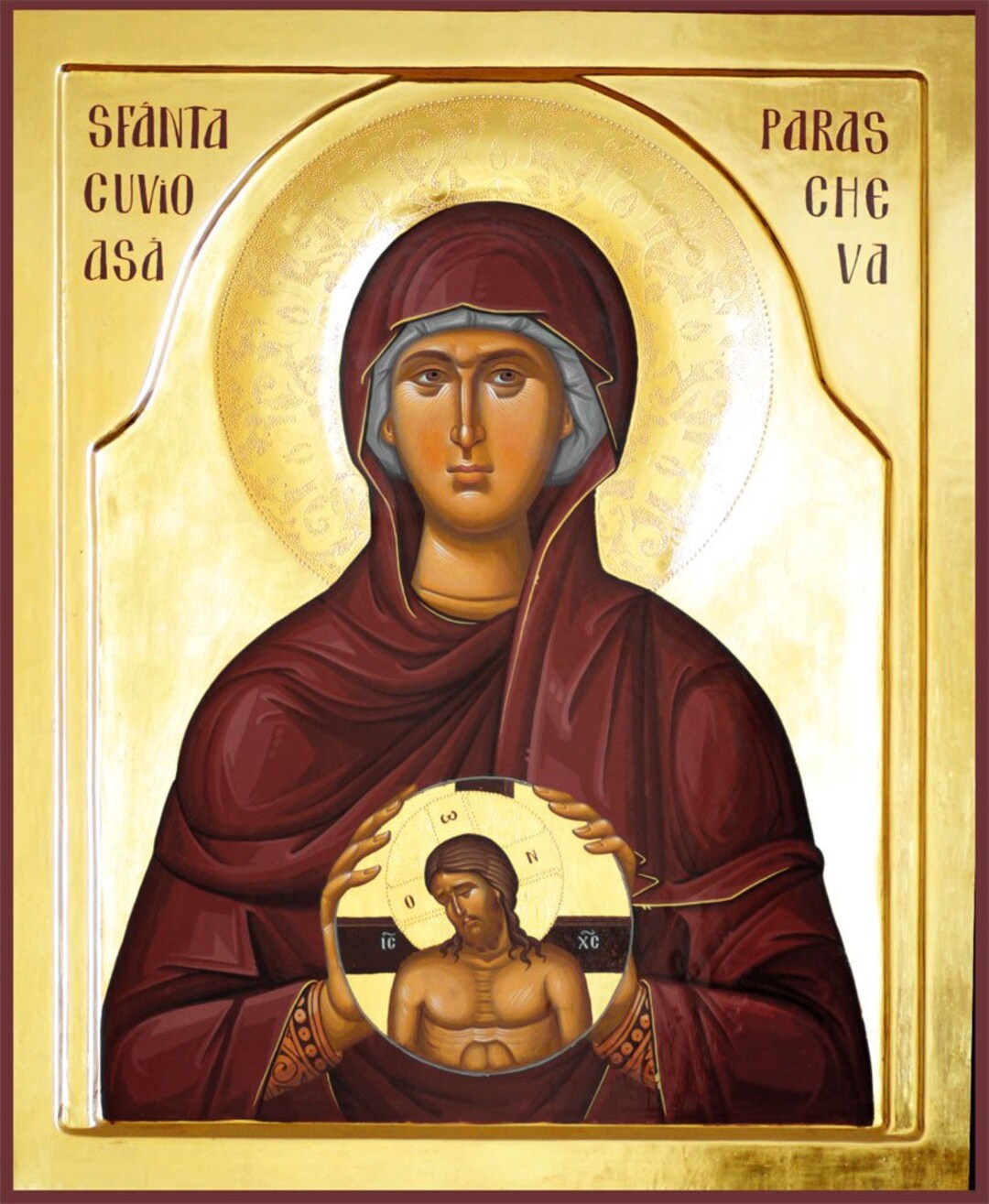 Handmade Mounted Icon | St Paraskeva the Martyr. St Paraskeve the ...