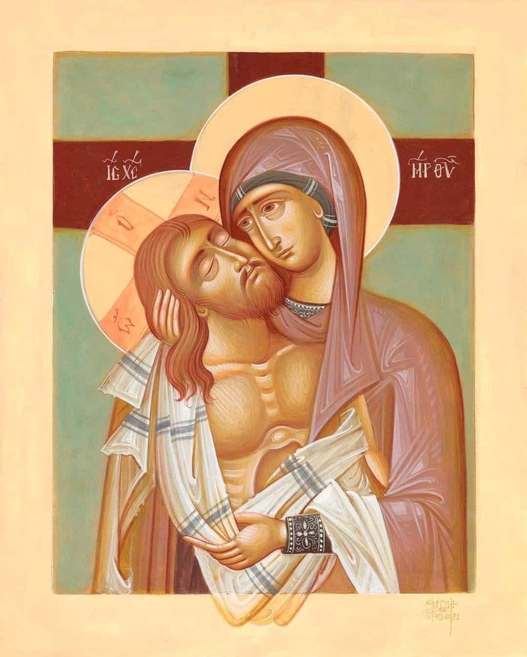Handmade Mounted Icon | Extreme Humility Mother of Extreme Humility ...