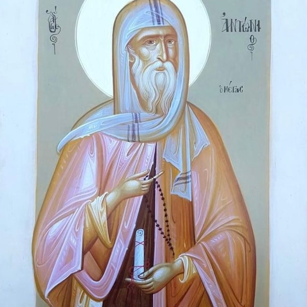 St Anthony Icon - Etsy