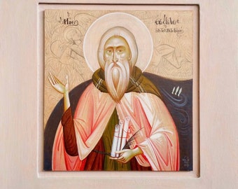 Handmade Mounted Icon. St. Stephen the New - Etsy