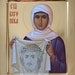 Handmade Mounted Icon St Veronica and the Mandilion of Christ's Face ...