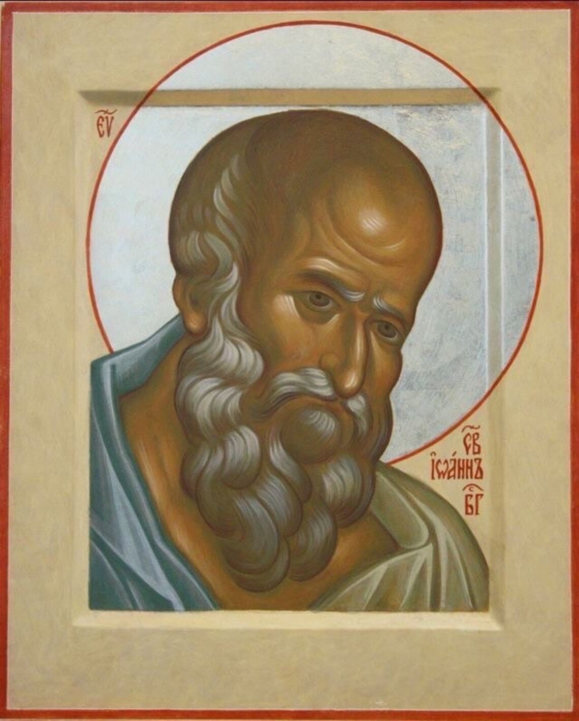 Handmade Mounted Icon St. John the Evangelist. St. John the - Etsy