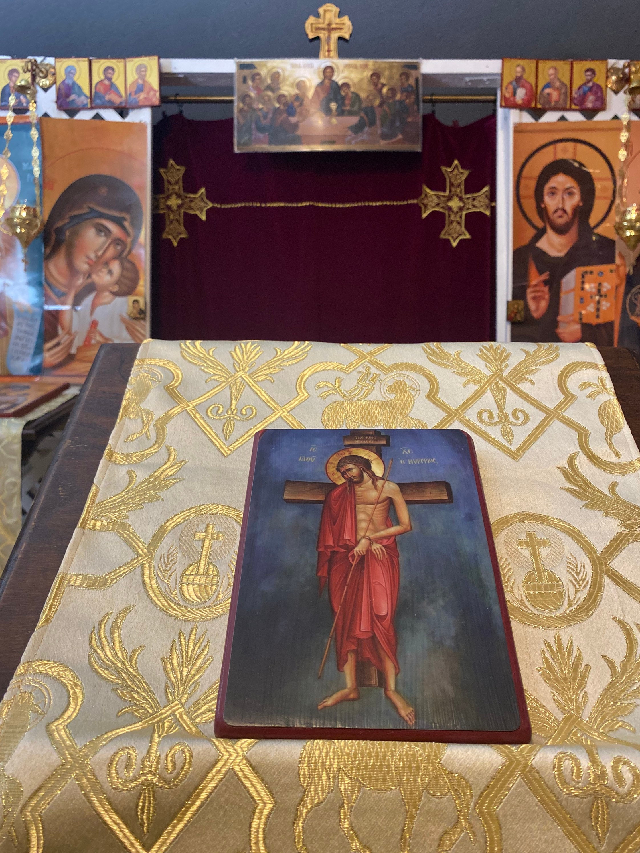 Handmade Mounted Icon Jesus Christ the Bridegroom. the - Etsy