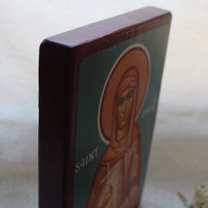 Handmade Mounted Icon | St Photini. the Samaritan Woman by Jacob's Well ...