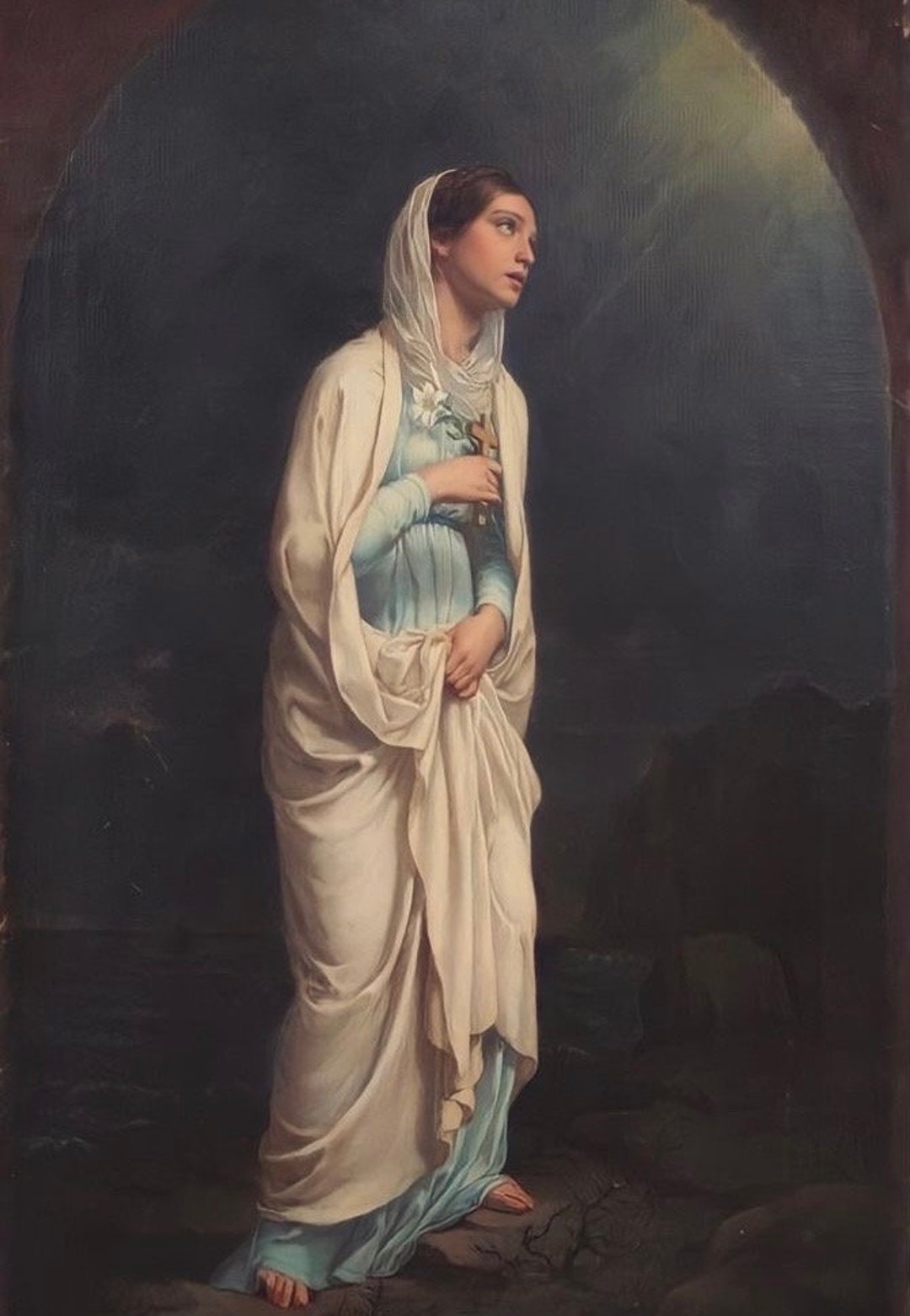 Handmade Mounted Icon | St Agnes of Rome the Virgin-martyr - Etsy