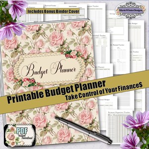 Printable Budget Planner Wealth Financial Tracker Organizer Templates ...