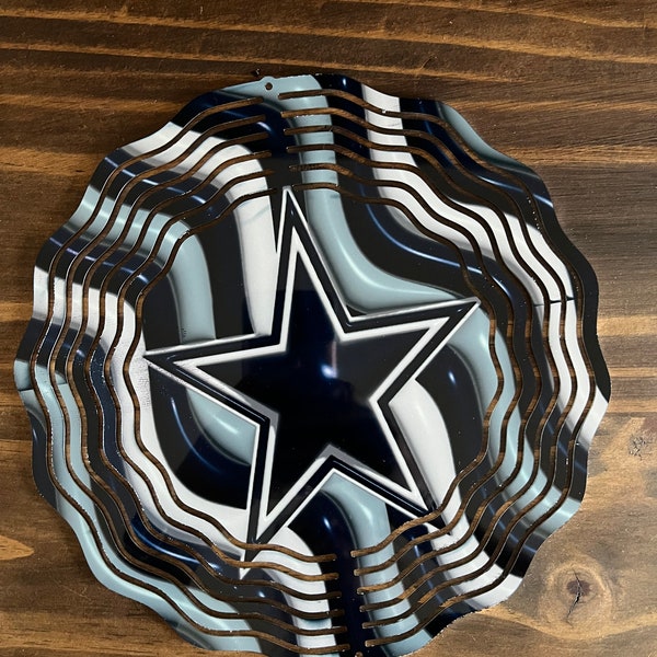 Dallas Cowboy Wind Spinner - Etsy