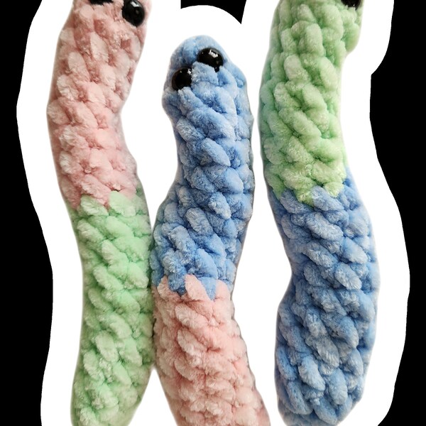 Worm Plushies - Etsy