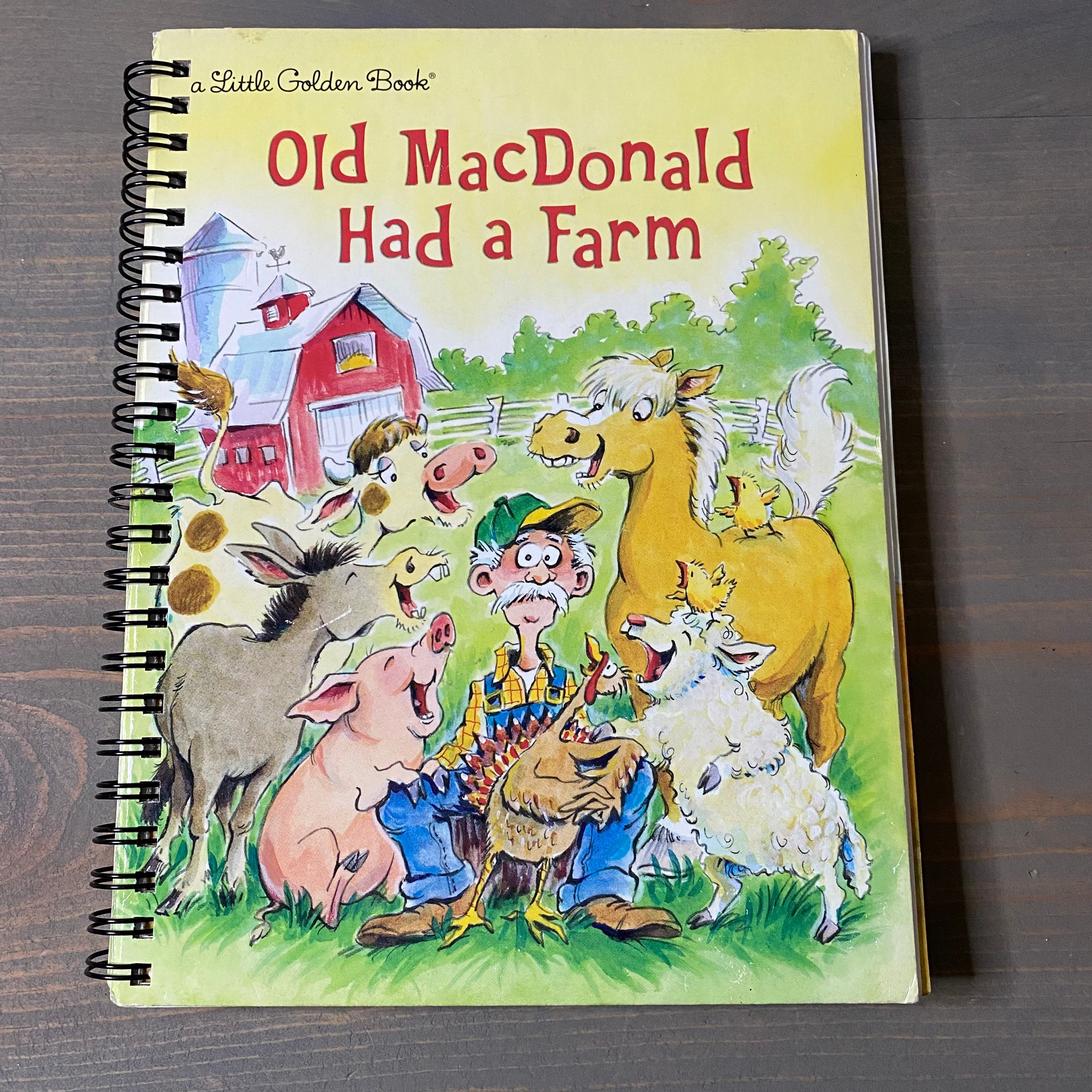 Old Macdonald Had A Farm || the Little Golden Book || Journal || Sketch ...