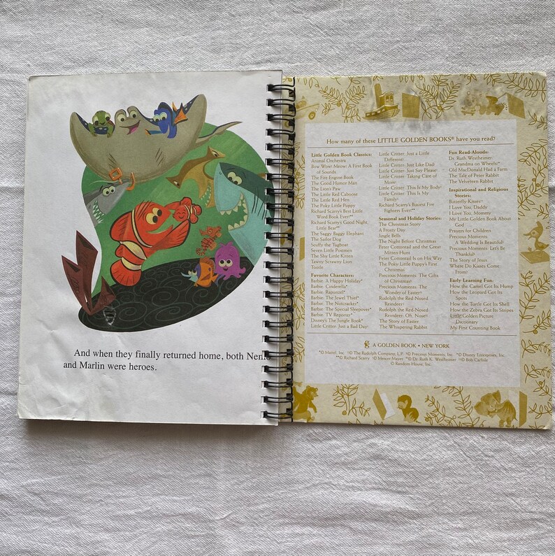 Finding Nemo | the Little Golden Books | Journal | Sketch Book | Guest ...
