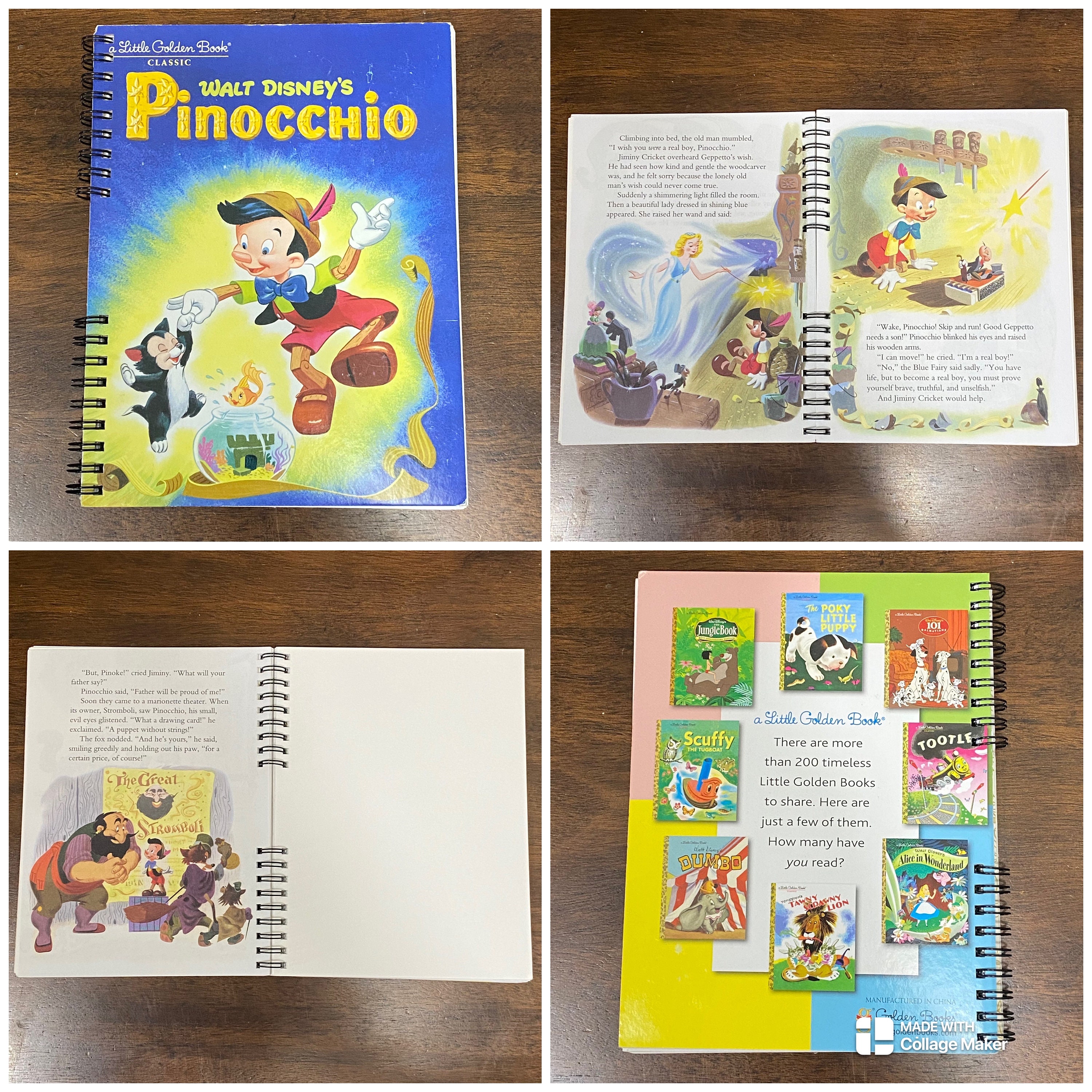 Pinocchio | the Little Golden Books | Journal | Sketch Book | Guest ...