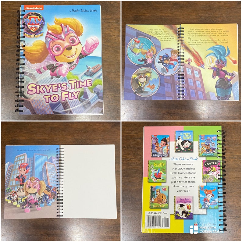Paw Patrol || the Little Golden Book || Journal || Sketch Book || Diary || Autograph || Guest ...
