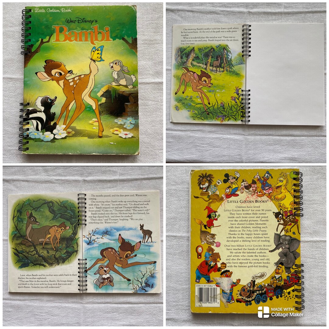 Bambi | the Little Golden Books | Journal | Sketch Book | Guest Book ...
