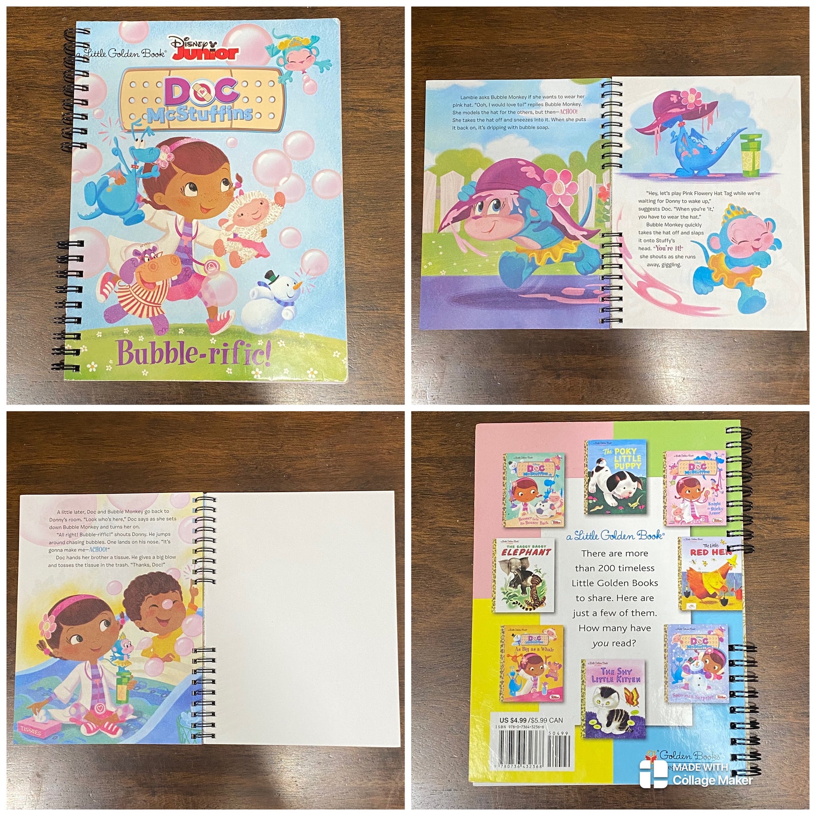 Doc Mcstuffins | the Little Golden Books | Journal | Sketch Book ...