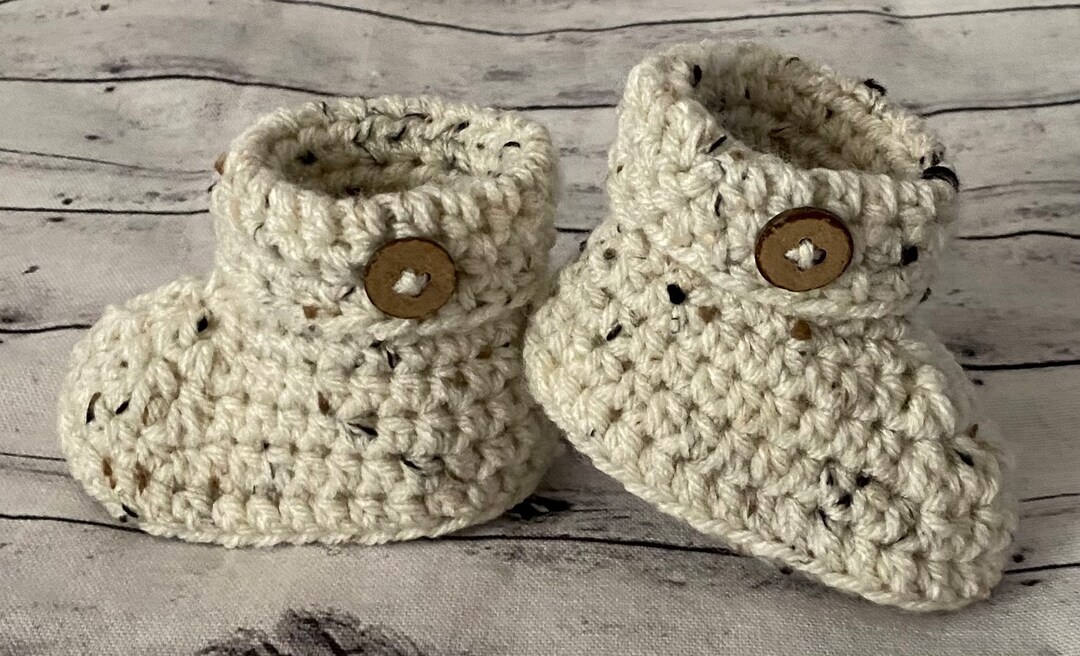 Handmade Baby Booties *READY TO SHIP* Baby Shoes - Etsy