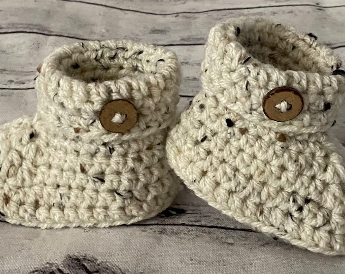 Handmade Baby Booties *READY TO SHIP* Baby Shoes - Etsy