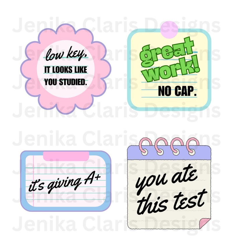 Gen Z Motivational Teacher Stickers, Gen Z Sayings, Motivational ...