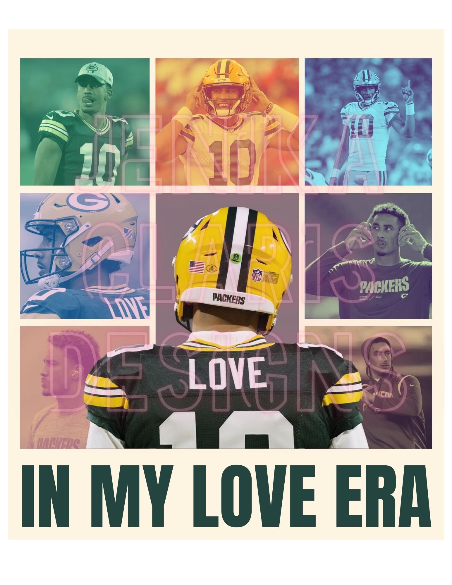 In My Love Era Png/jordan Love Png/green Bay Packers/all You Need is ...