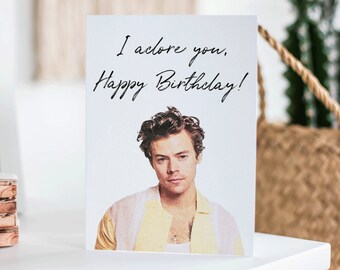 Harry Styles Card | Etsy