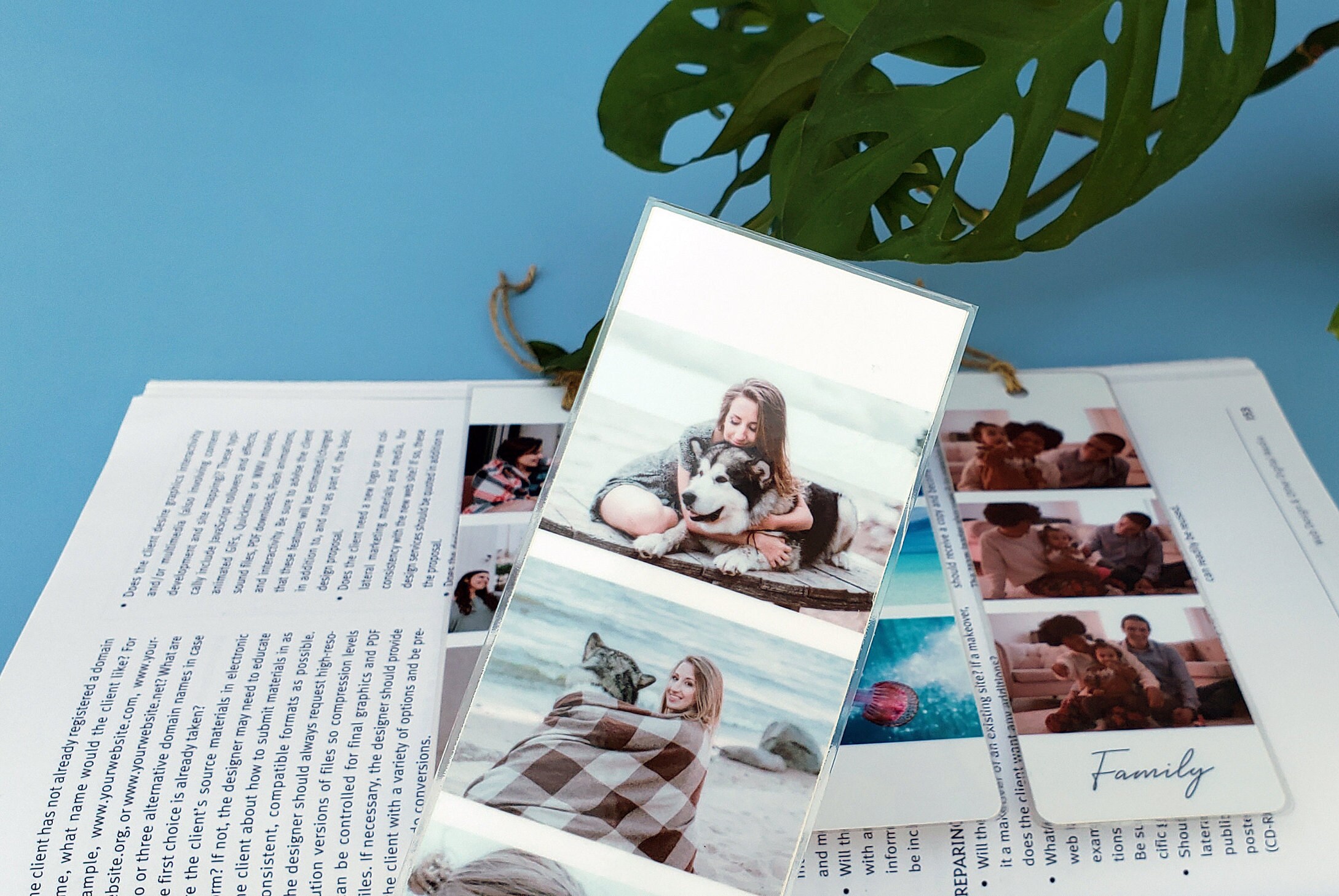 Personalized Photo Bookmark Custom Image Bookmark Photo | Etsy